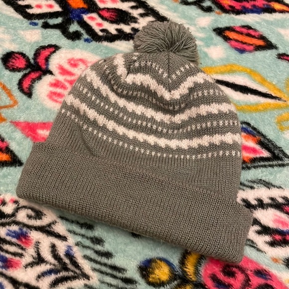 Vintage | Accessories | Vintage Grey And White Toboggan | Poshmark